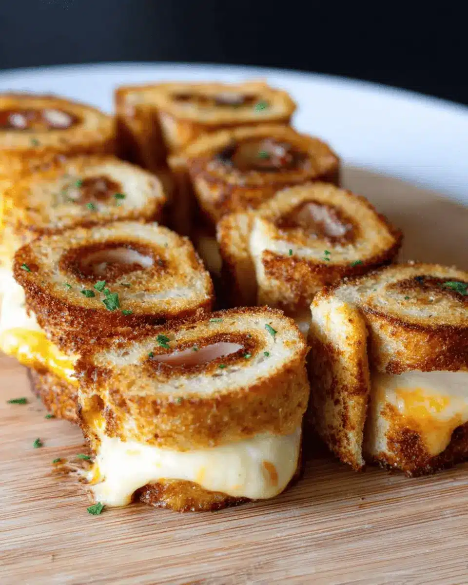 Grilled Cheese Roll Ups - Mommy Tasty
