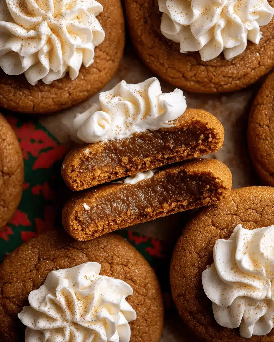 Gingerbread Cheesecake Cookies - Mommy Tasty